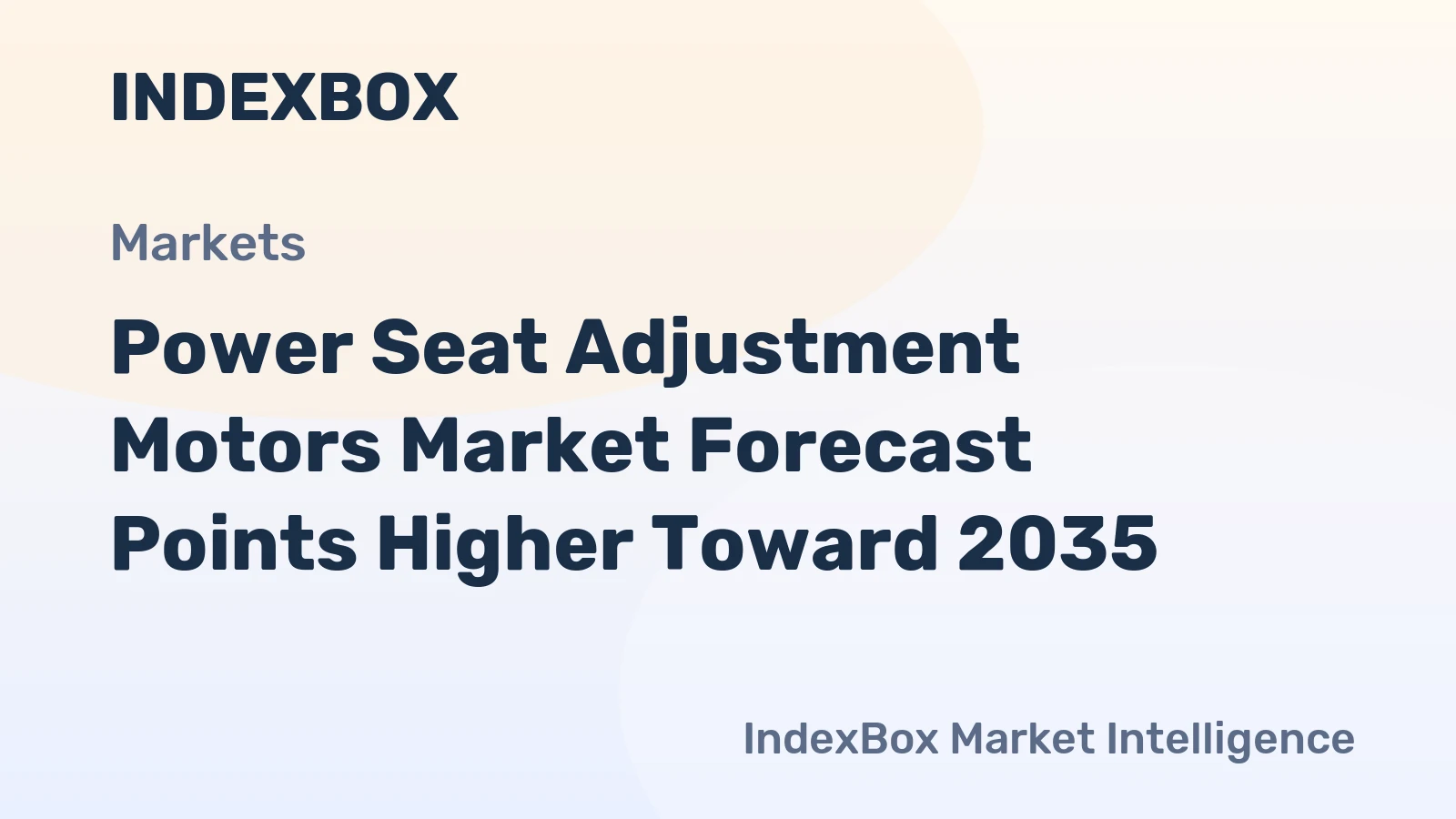 Power Seat Adjustment Motors Market Forecast Points Higher Toward 2035, Driven by Vehicle Electrification and Comfort Demands