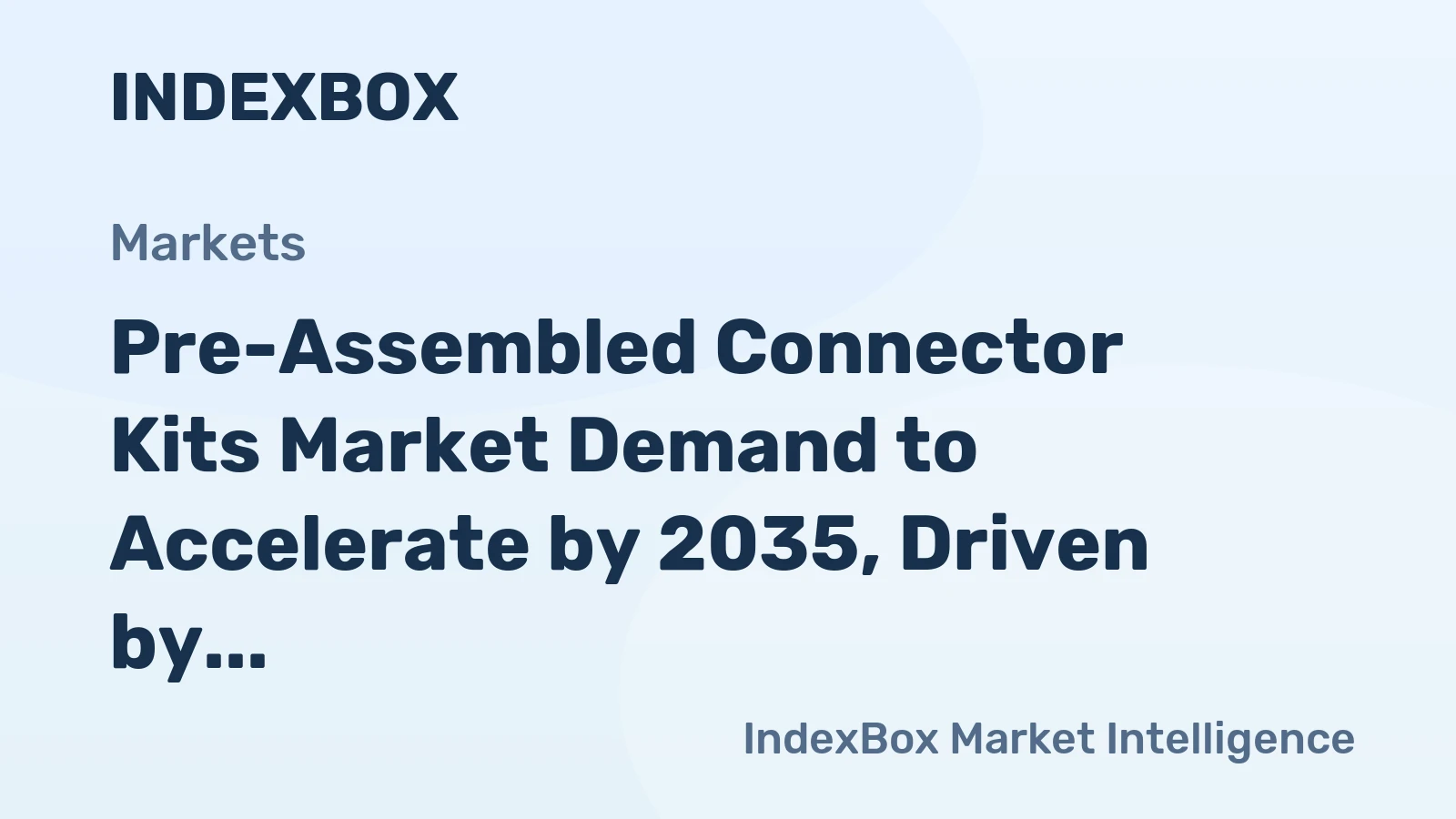 Pre-Assembled Connector Kits Market Demand to Accelerate by 2035, Driven by Single-Use Bioprocessing Scale-Up