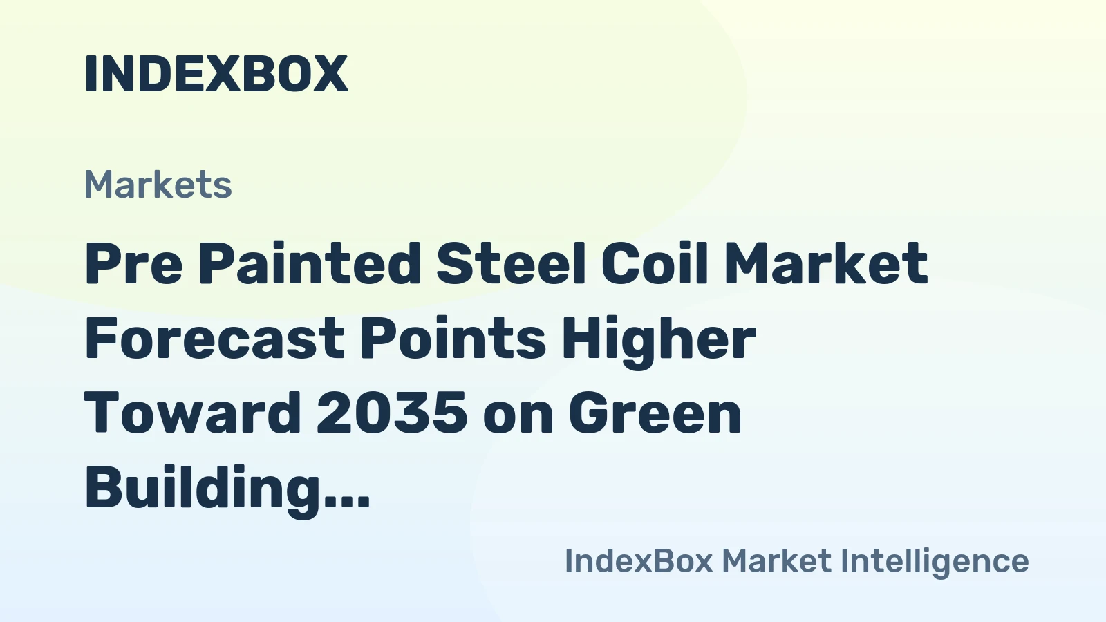Pre Painted Steel Coil Market Forecast Points Higher Toward 2035 on Green Building Mandates