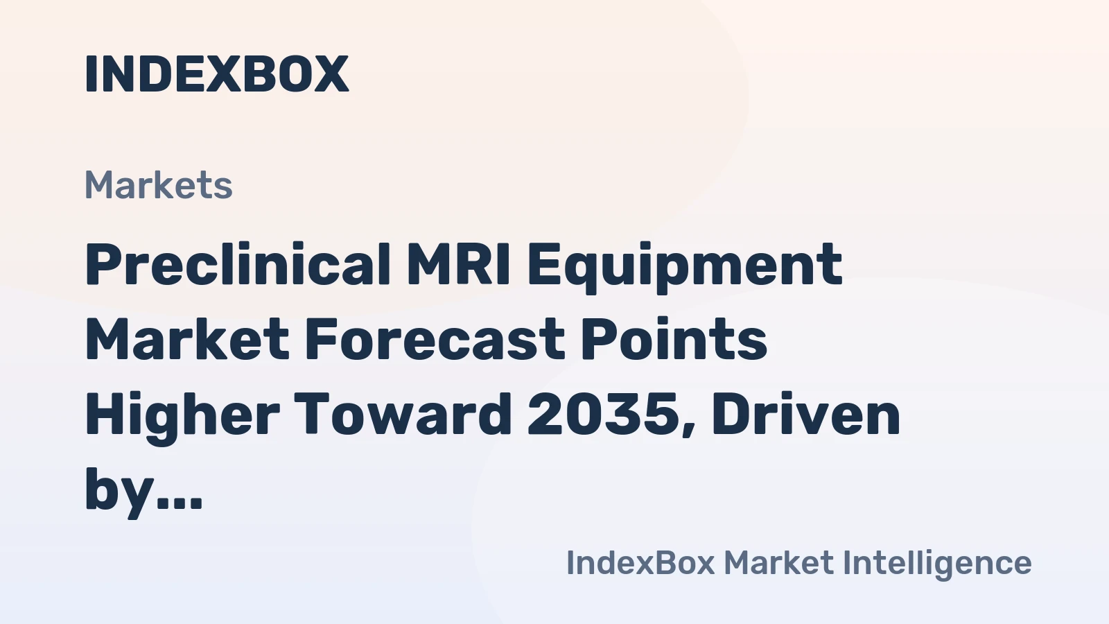 Preclinical MRI Equipment Market Forecast Points Higher Toward 2035, Driven by Drug Discovery Demands