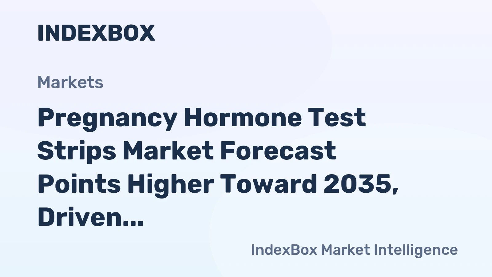 Pregnancy Hormone Test Strips Market Forecast Points Higher Toward 2035, Driven by Self-Testing Expansion
