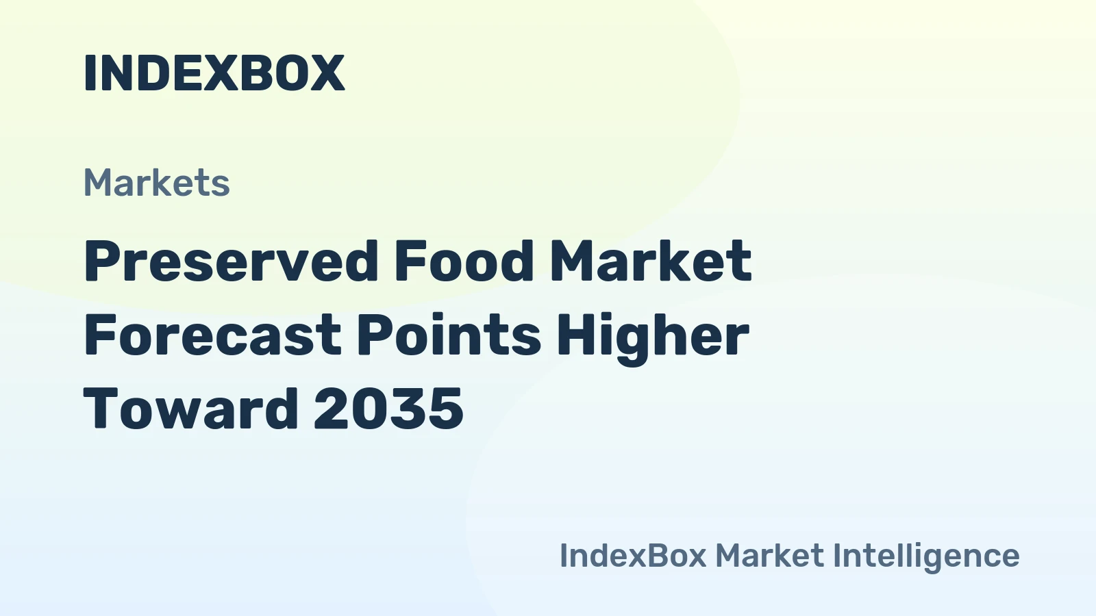 Preserved Food Market Forecast Points Higher Toward 2035, Driven by Convenience Demand and Shelf-Stable Innovation