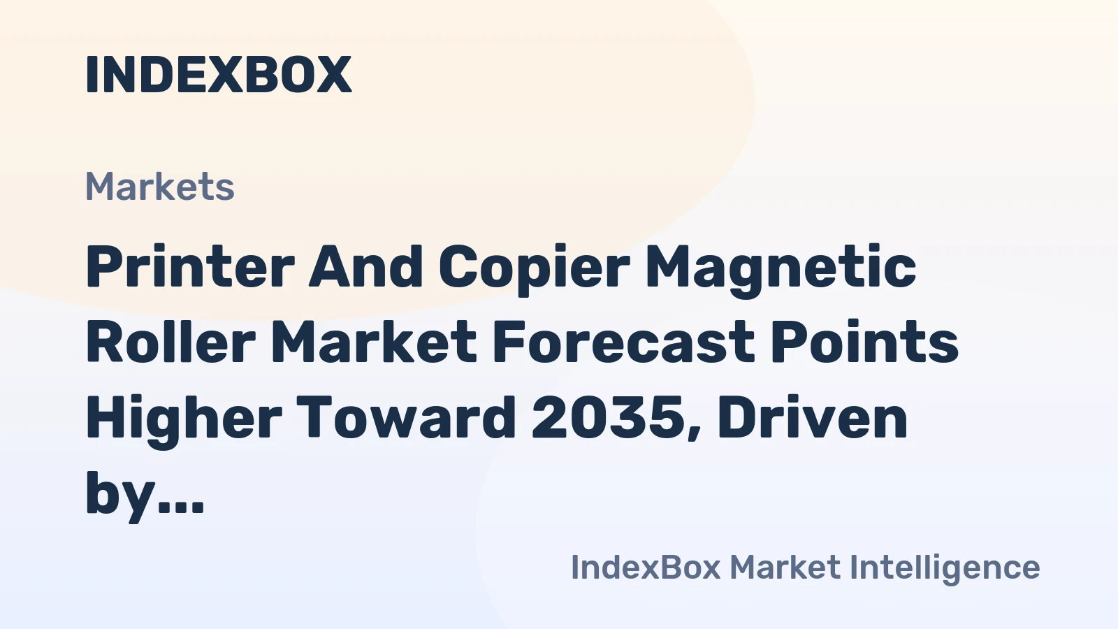 Printer and Copier Magnetic Roller Market Forecast Points Higher Toward 2035, Driven by Aftermarket Expansion