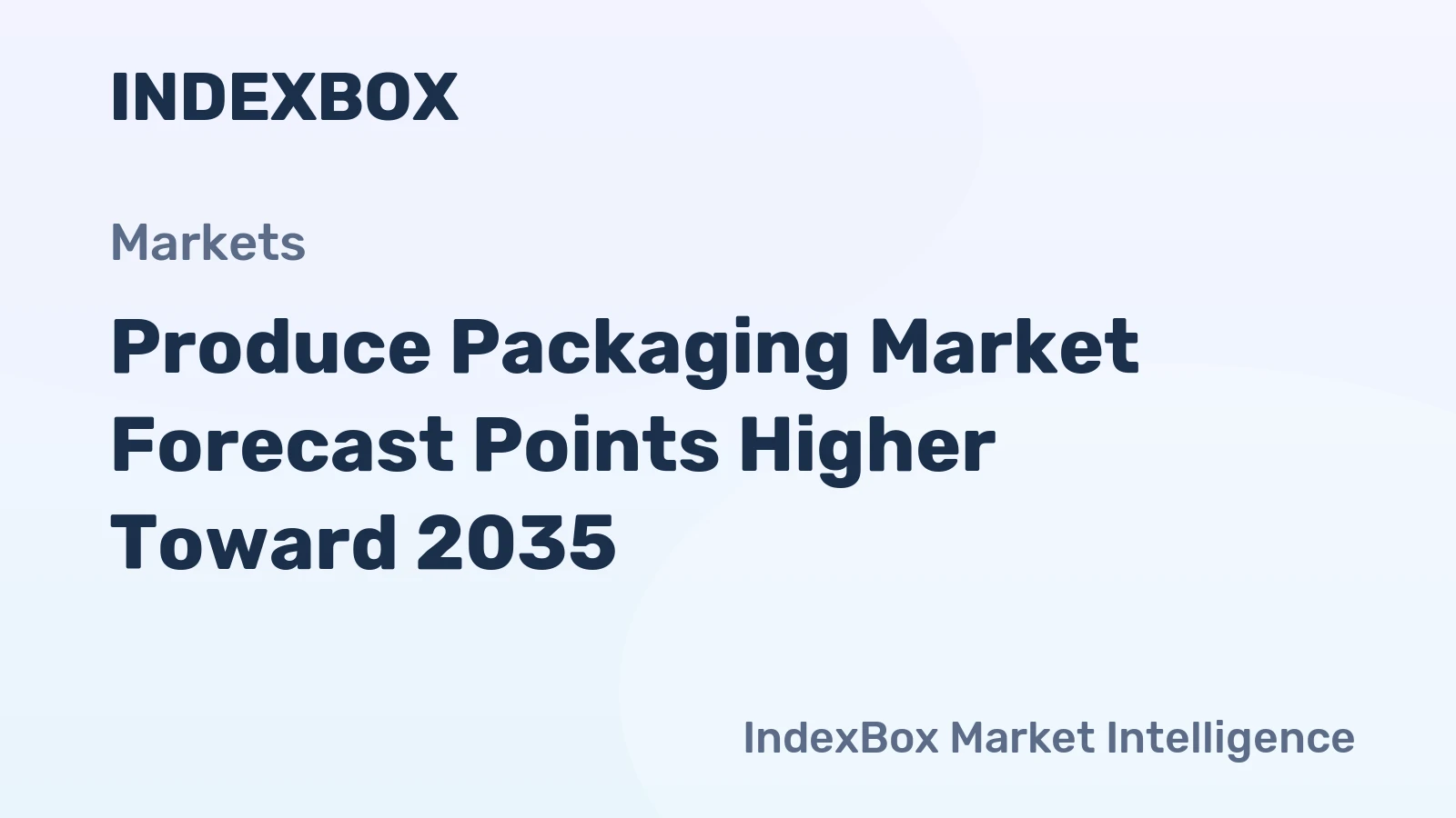 Produce Packaging Market Forecast Points Higher Toward 2035, Driven by E-Commerce Fresh Food Expansion and Sustainability Mandates