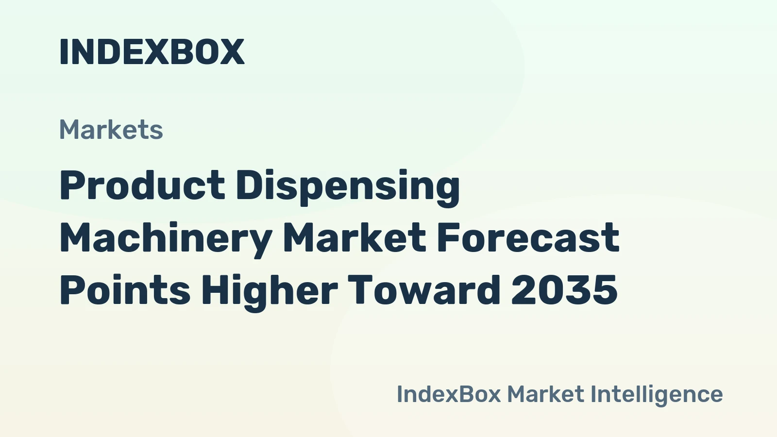 Product Dispensing Machinery Market Forecast Points Higher Toward 2035, Driven by Automation and Sustainability Mandates