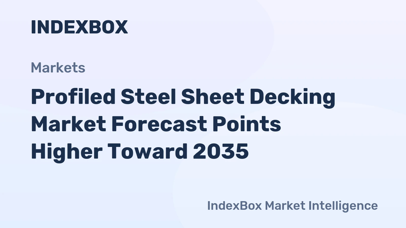 Profiled Steel Sheet Decking Market Forecast Points Higher Toward 2035, Driven by Urbanization and Composite Flooring Demand