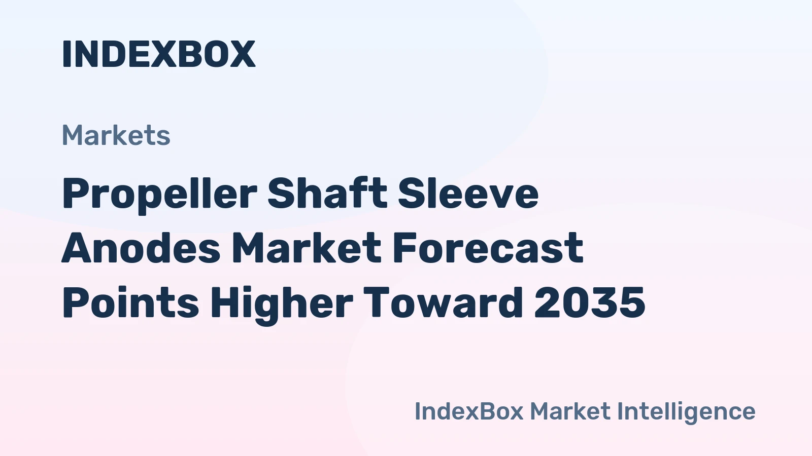 Propeller Shaft Sleeve Anodes Market Forecast Points Higher Toward 2035, Driven by Fleet Modernization and Corrosion Compliance