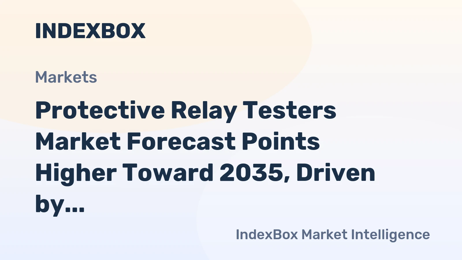 Protective Relay Testers Market Forecast Points Higher Toward 2035, Driven by Grid Modernization