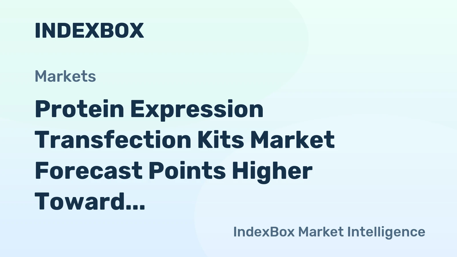 Protein Expression Transfection Kits Market Forecast Points Higher Toward 2035, Driven by Biologics Pipeline Expansion