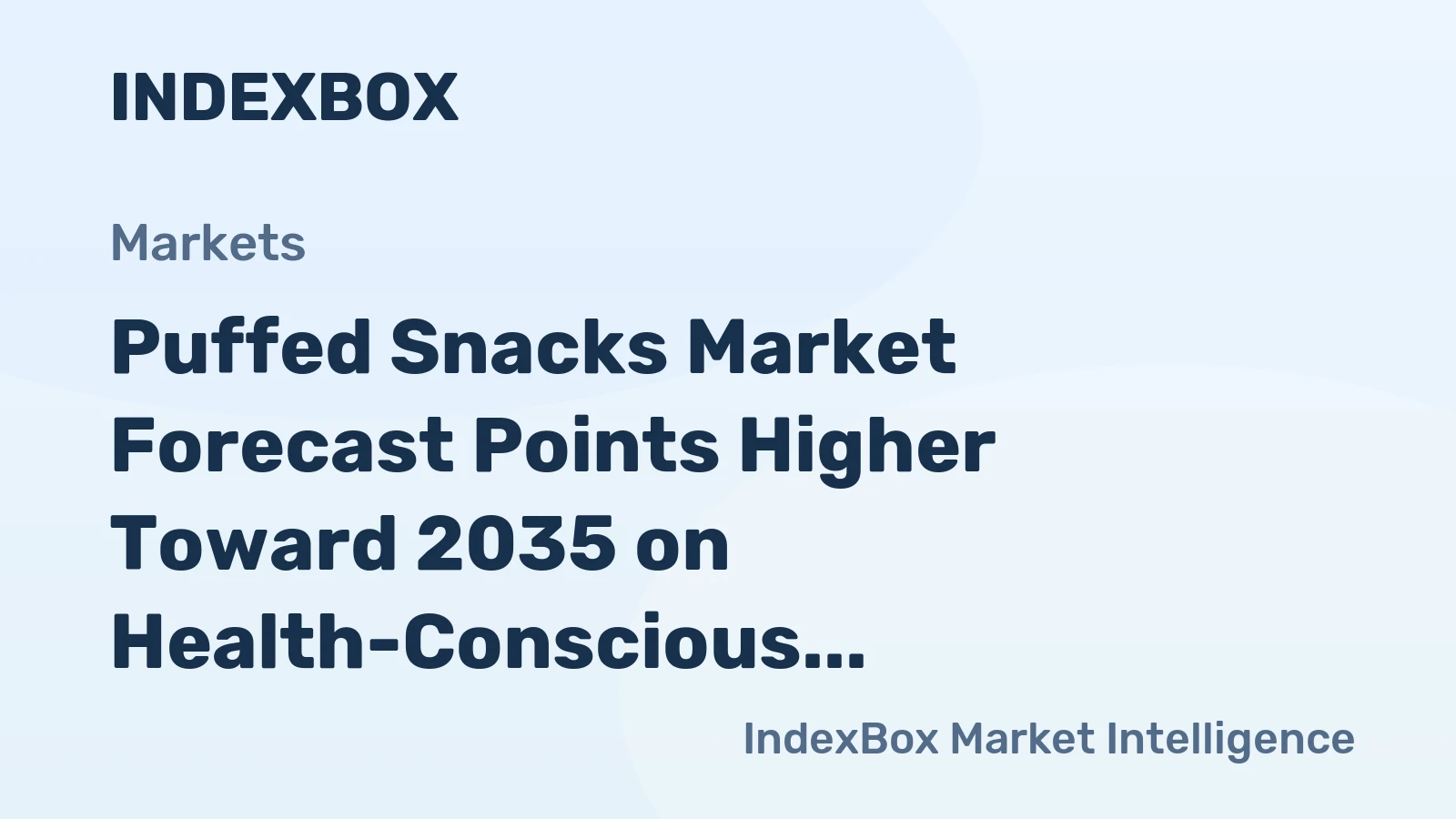 Puffed Snacks Market Forecast Points Higher Toward 2035 on Health-Conscious Innovation