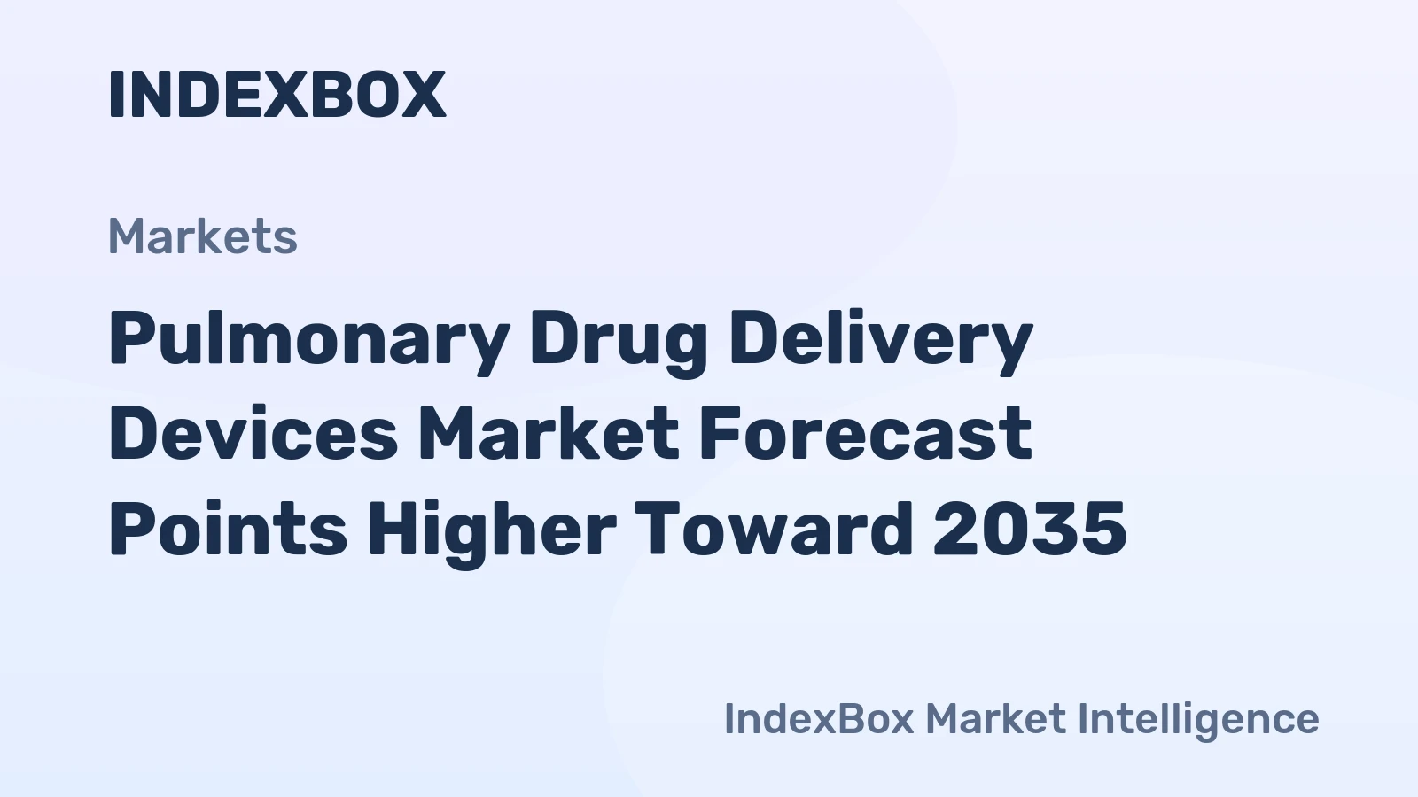 Pulmonary Drug Delivery Devices Market Forecast Points Higher Toward 2035, Driven by Digital Inhaler Adoption and Biologic Drug Compatibility