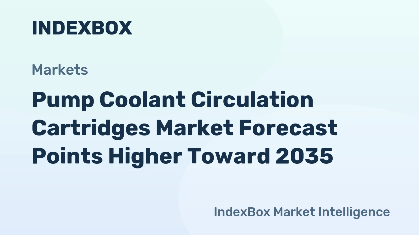 Pump Coolant Circulation Cartridges Market Forecast Points Higher Toward 2035, Driven by Semiconductor Expansion
