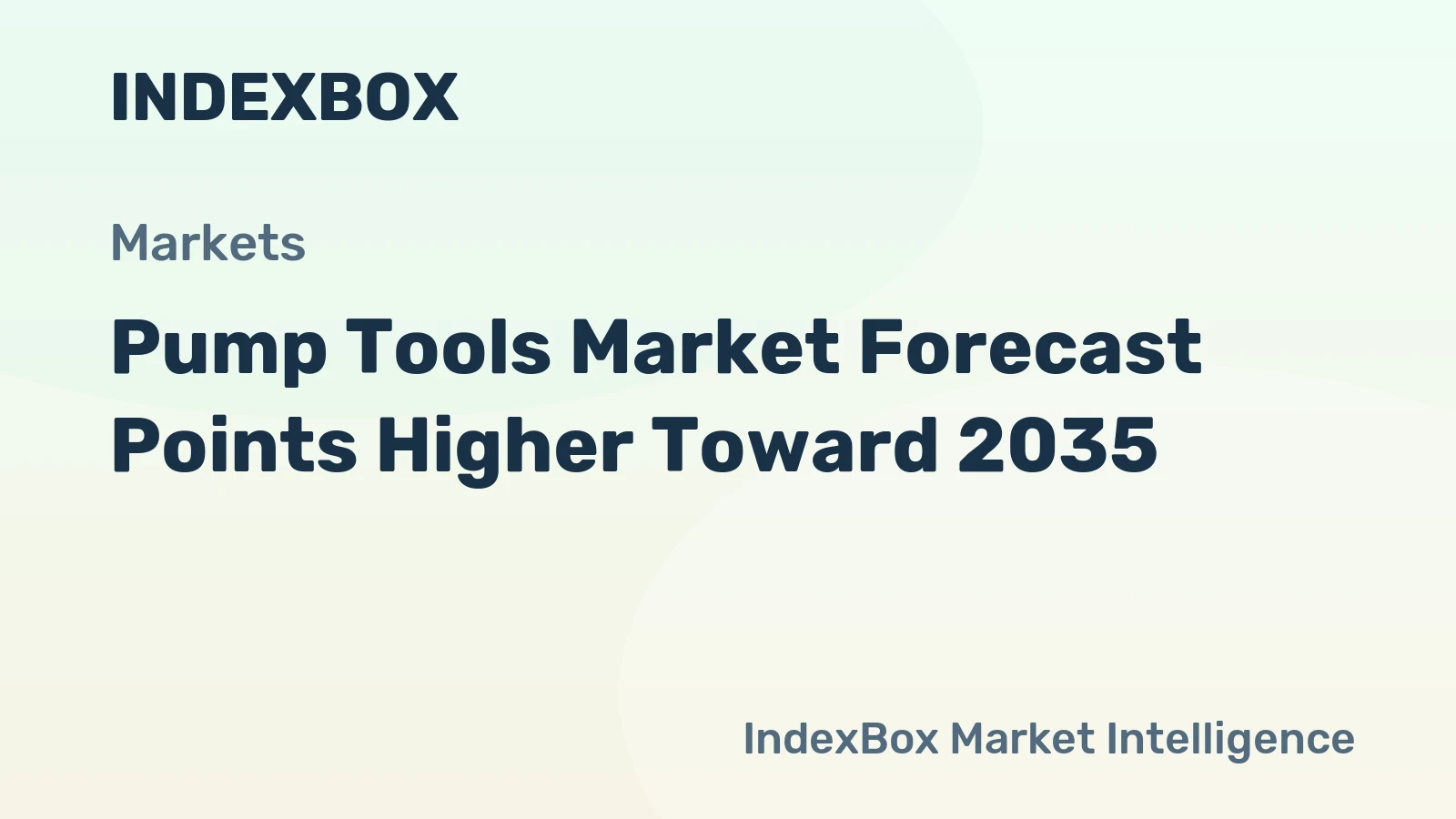 Pump Tools Market Forecast Points Higher Toward 2035, Driven by Semiconductor Expansion and Infrastructure Modernization