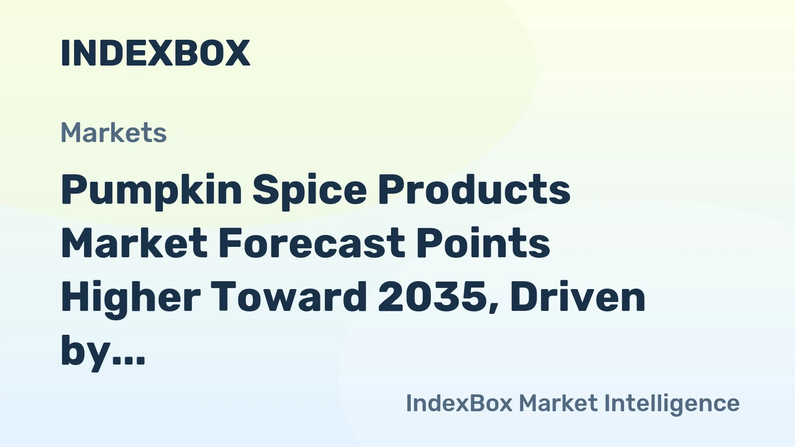 Pumpkin Spice Products Market Forecast Points Higher Toward 2035, Driven by Year-Round Consumption Expansion