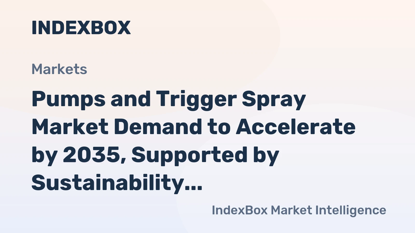 Pumps and Trigger Spray Market Demand to Accelerate by 2035, Supported by Sustainability and Premiumization