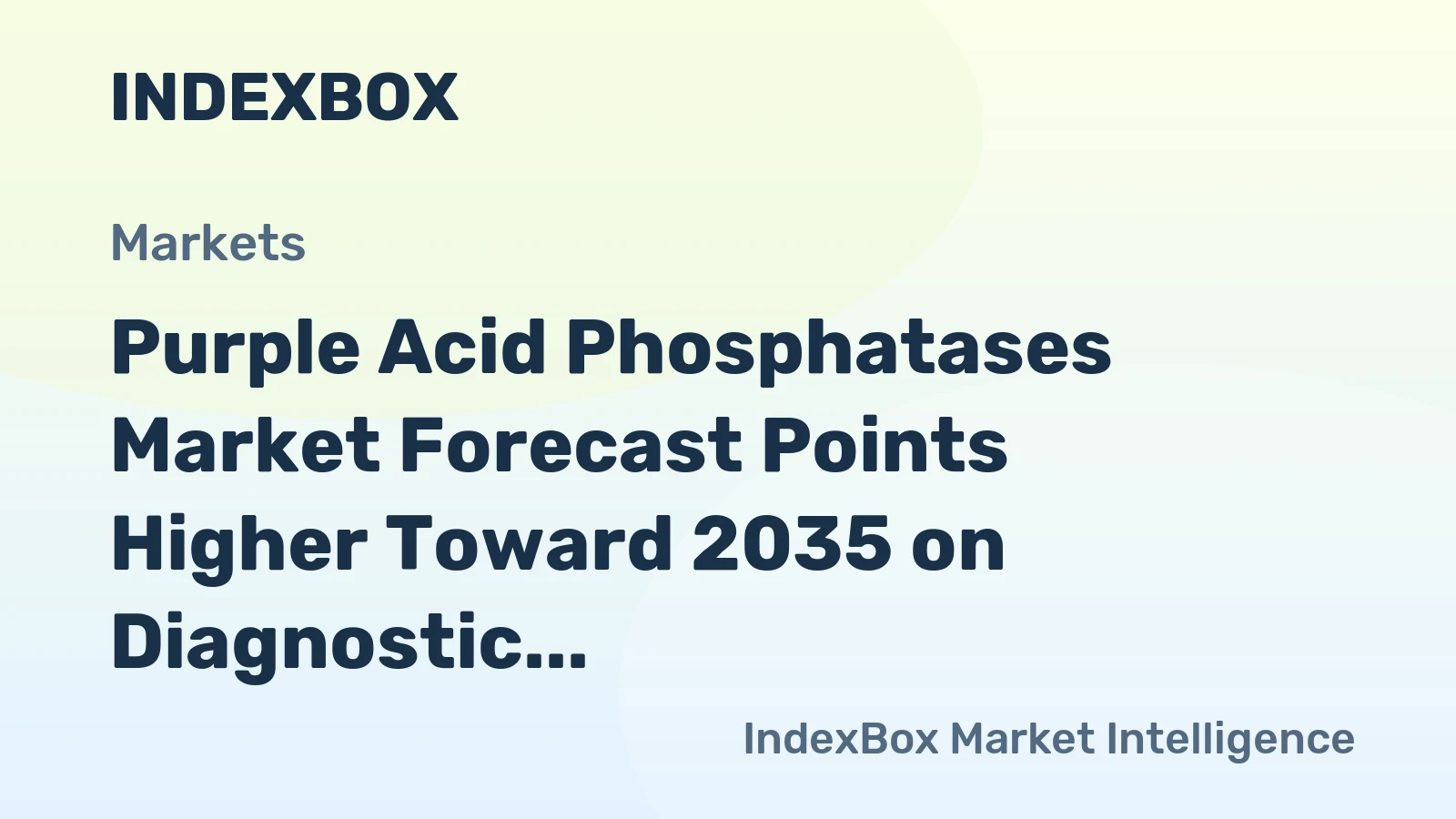 Purple Acid Phosphatases Market Forecast Points Higher Toward 2035 on Diagnostic Reagent Demand