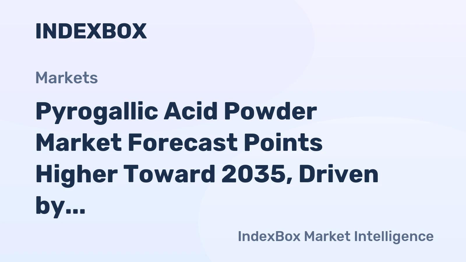 Pyrogallic Acid Powder Market Forecast Points Higher Toward 2035, Driven by Electronics Sector Demand