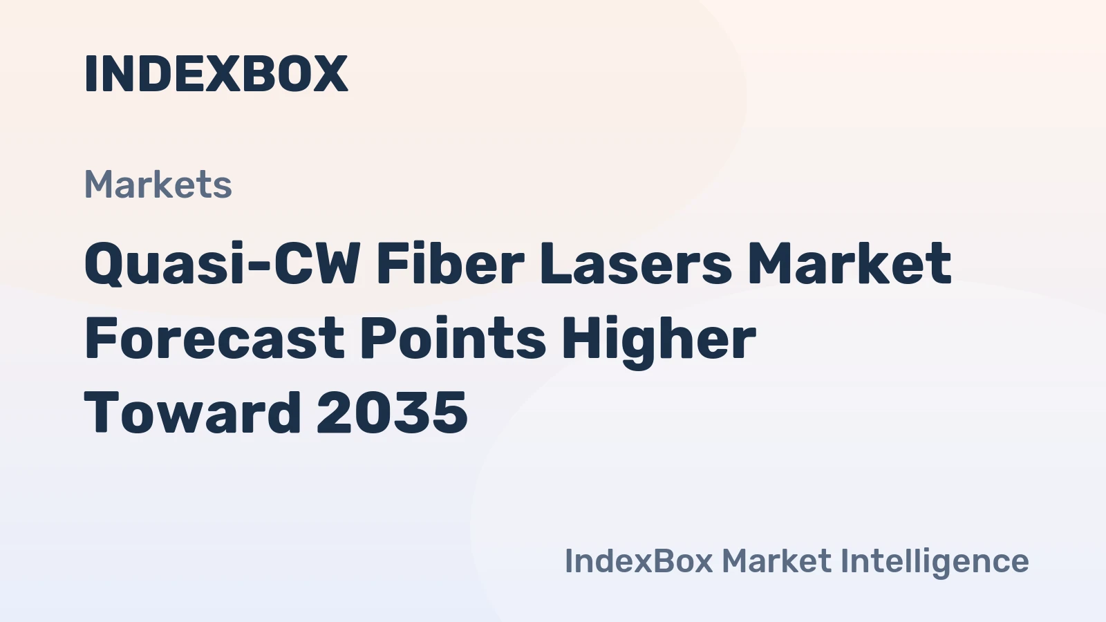 Quasi-CW Fiber Lasers Market Forecast Points Higher Toward 2035, Driven by Semiconductor and Precision Manufacturing Demand