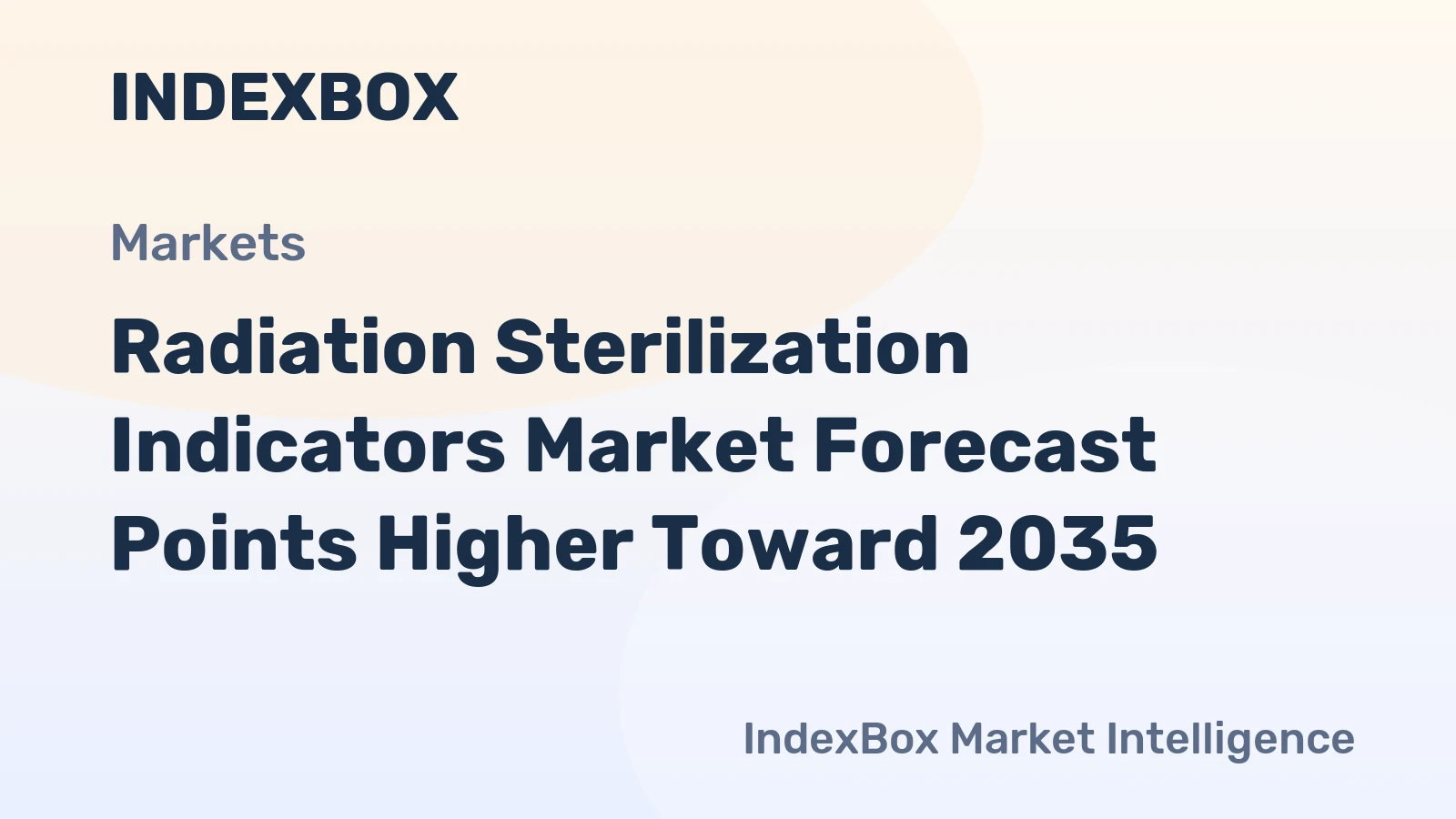 Radiation Sterilization Indicators Market Forecast Points Higher Toward 2035, Driven by Expanding Medical Device Production