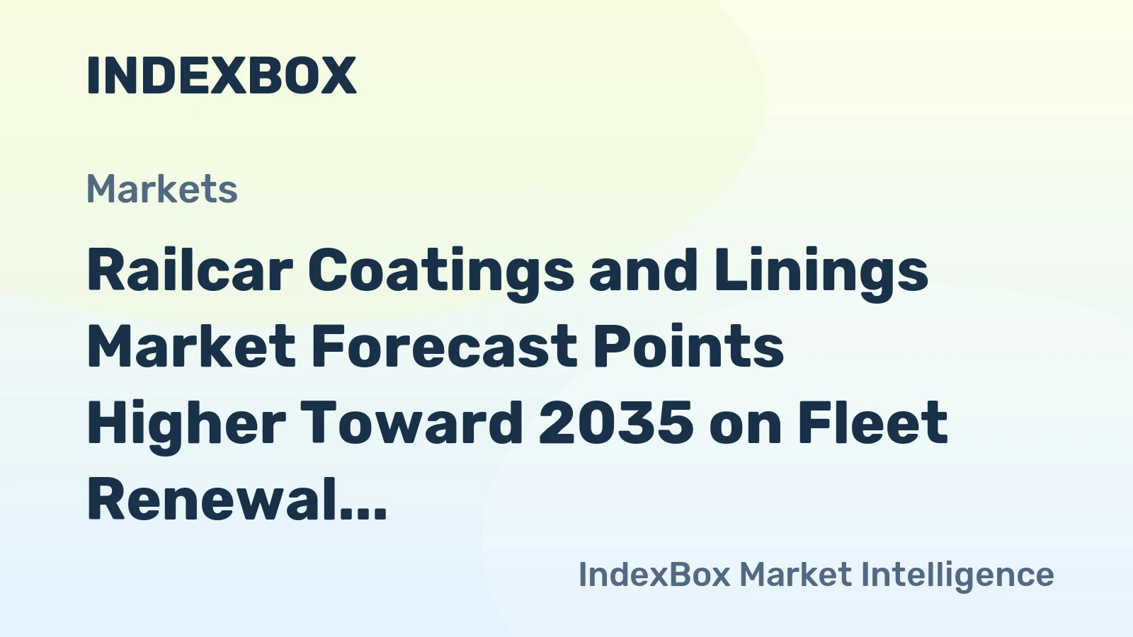 Railcar Coatings and Linings Market Forecast Points Higher Toward 2035 on Fleet Renewal and Chemical Transport Safety Mandates