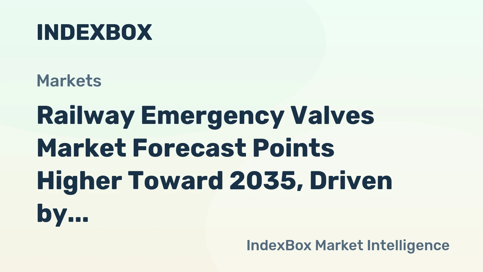 Railway Emergency Valves Market Forecast Points Higher Toward 2035, Driven by Global Safety Mandates