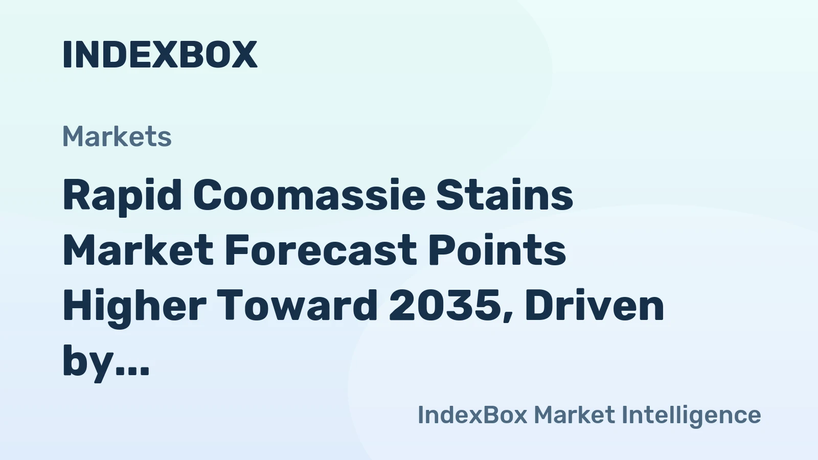 Rapid Coomassie Stains Market Forecast Points Higher Toward 2035, Driven by Biomanufacturing QC Expansion