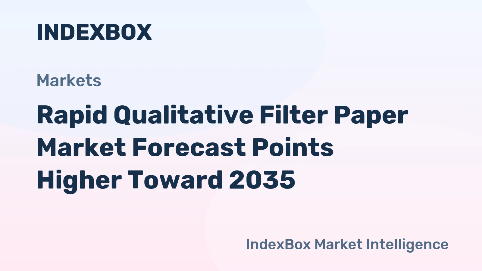 Rapid Qualitative Filter Paper Market Forecast Points Higher Toward 2035, Driven by Semiconductor and Electronics Expansion