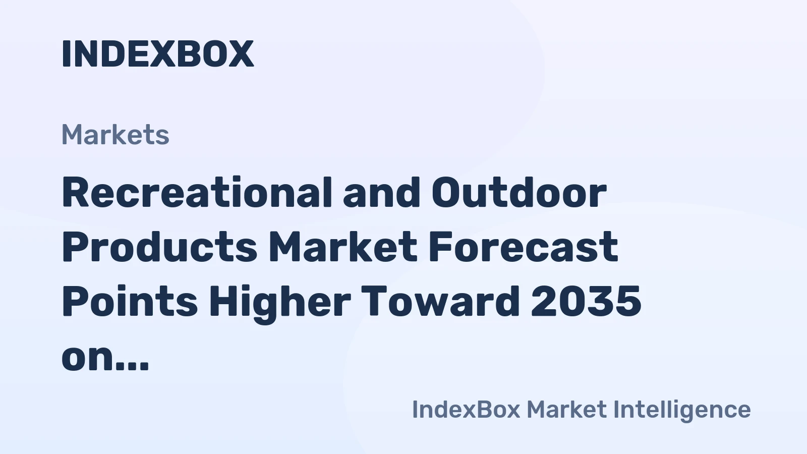 Recreational and Outdoor Products Market Forecast Points Higher Toward 2035 on Health and Lifestyle Trends