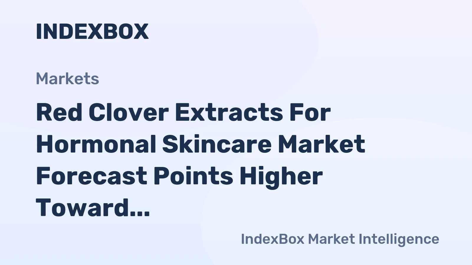 Red Clover Extracts for Hormonal Skincare Market Forecast Points Higher Toward 2035 on Rising Perimenopause Beauty Demand