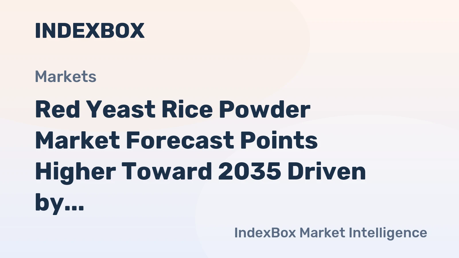 Red Yeast Rice Powder Market Forecast Points Higher Toward 2035 Driven by Clean-Label Food Colorant Demand
