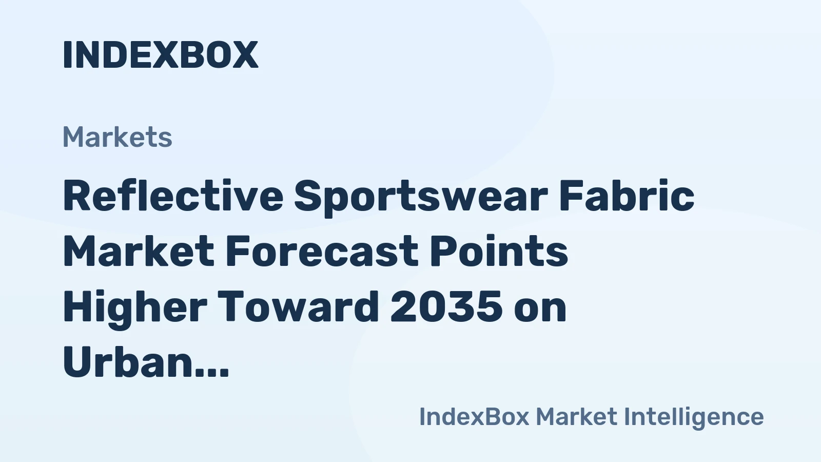 Reflective Sportswear Fabric Market Forecast Points Higher Toward 2035 on Urban Mobility and Safety Compliance