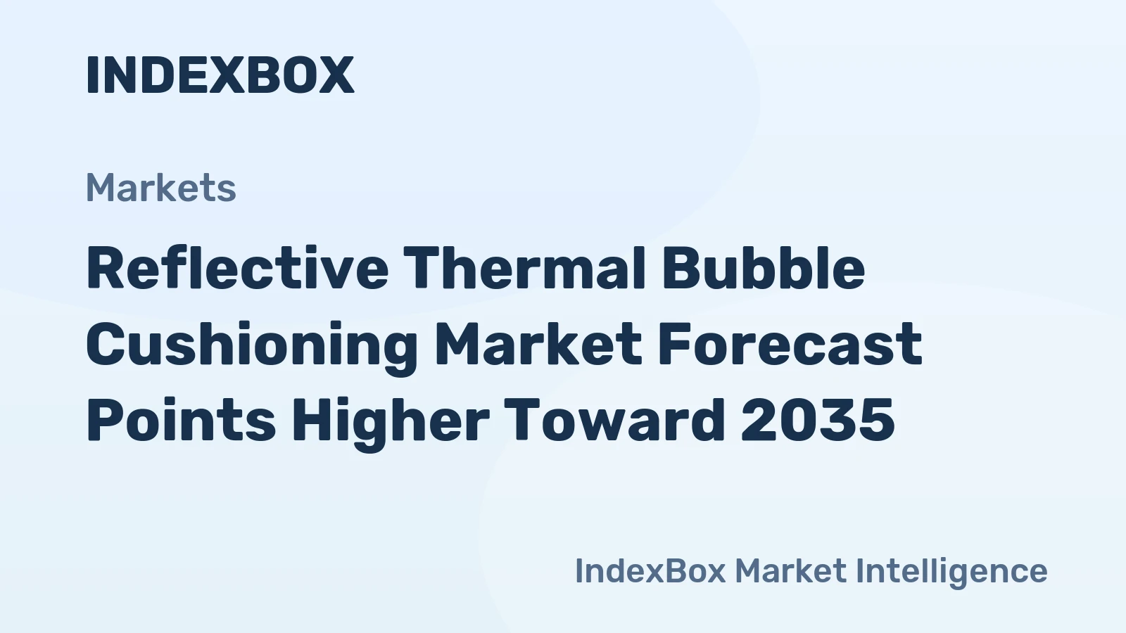 Reflective Thermal Bubble Cushioning Market Forecast Points Higher Toward 2035, Driven by Pharmaceutical Cold Chain Expansion