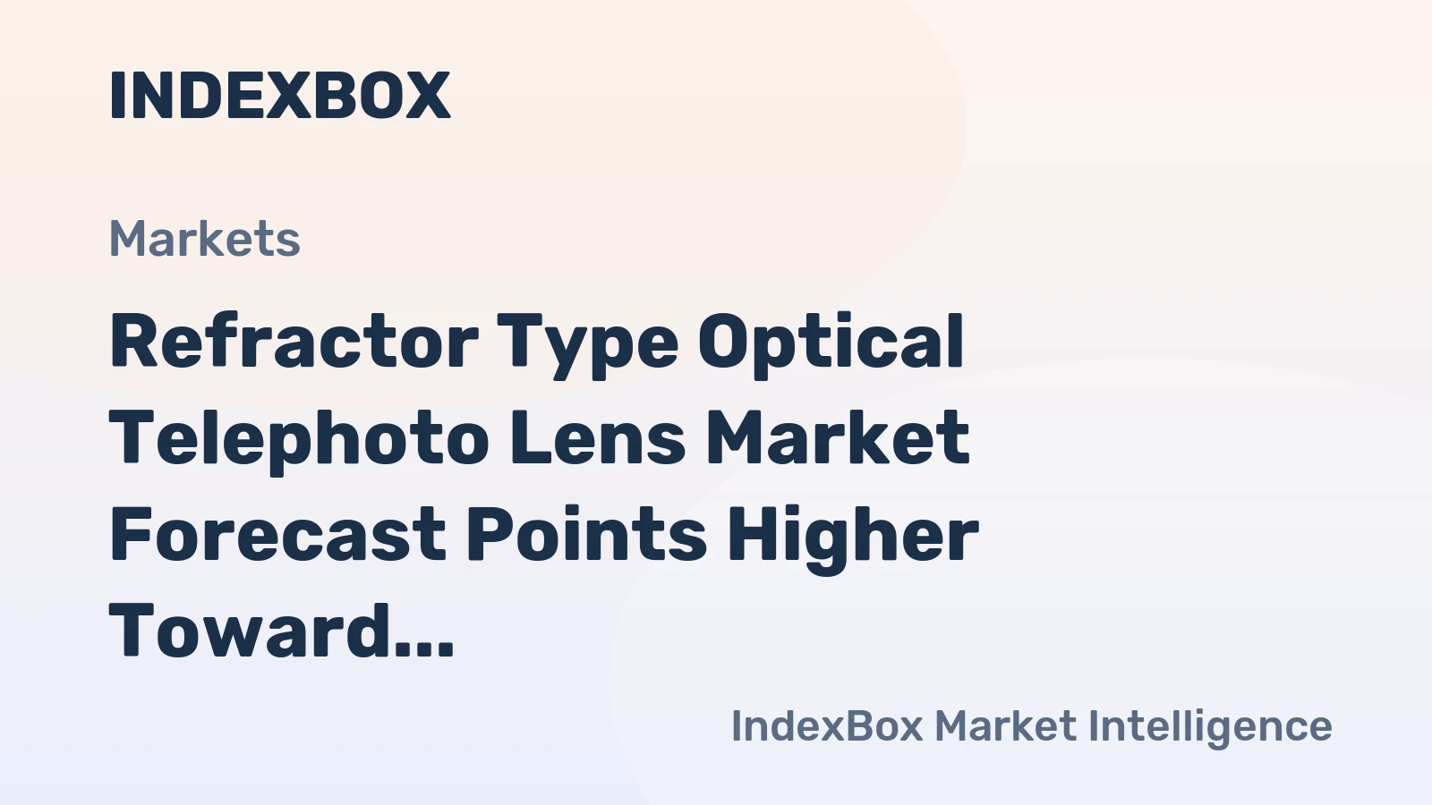 Refractor Type Optical Telephoto Lens Market Forecast Points Higher Toward 2035, Driven by Content Creation Demand