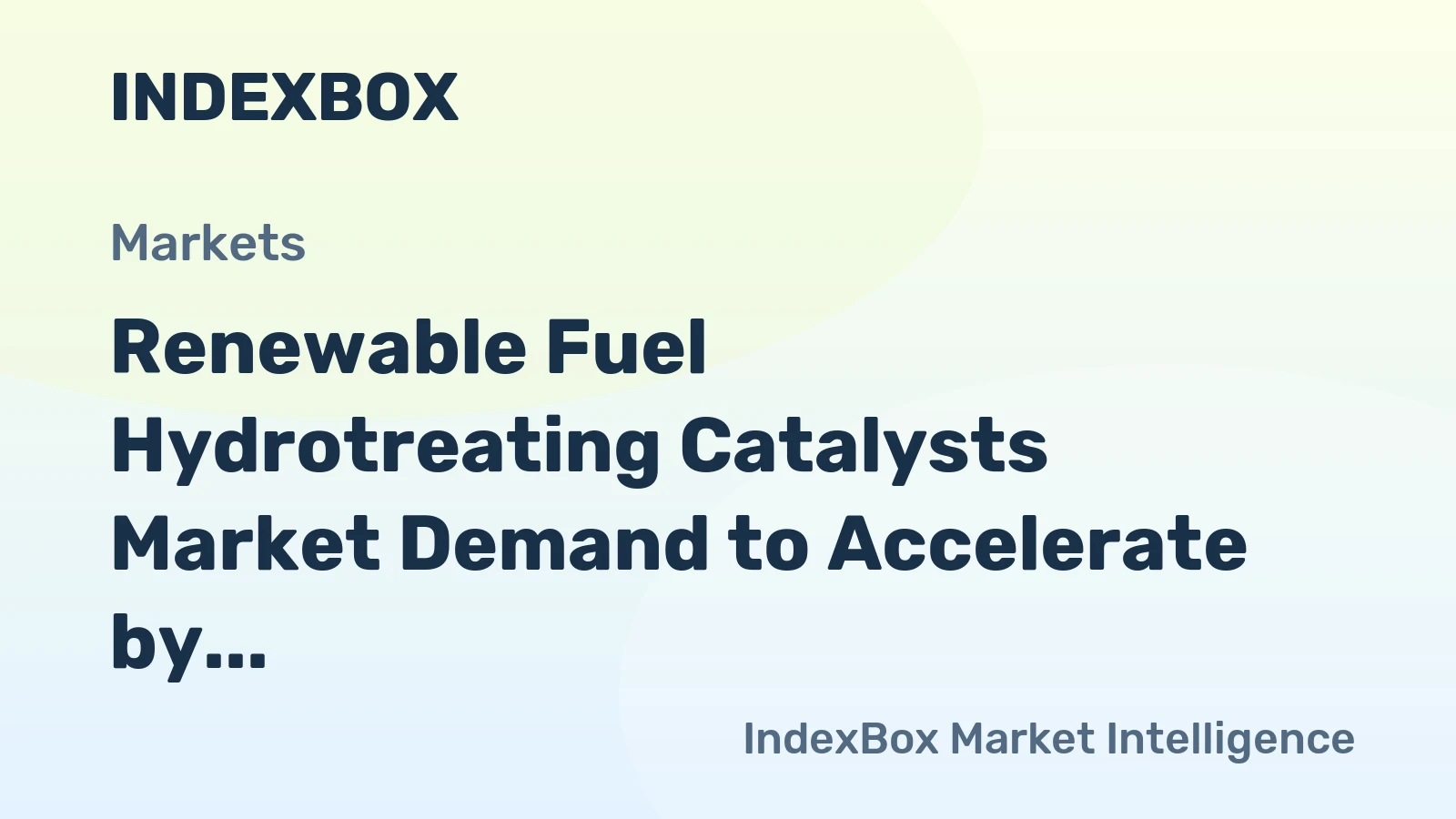 Renewable Fuel Hydrotreating Catalysts Market Demand to Accelerate by 2035 Amid Global SAF and Renewable Diesel Expansion