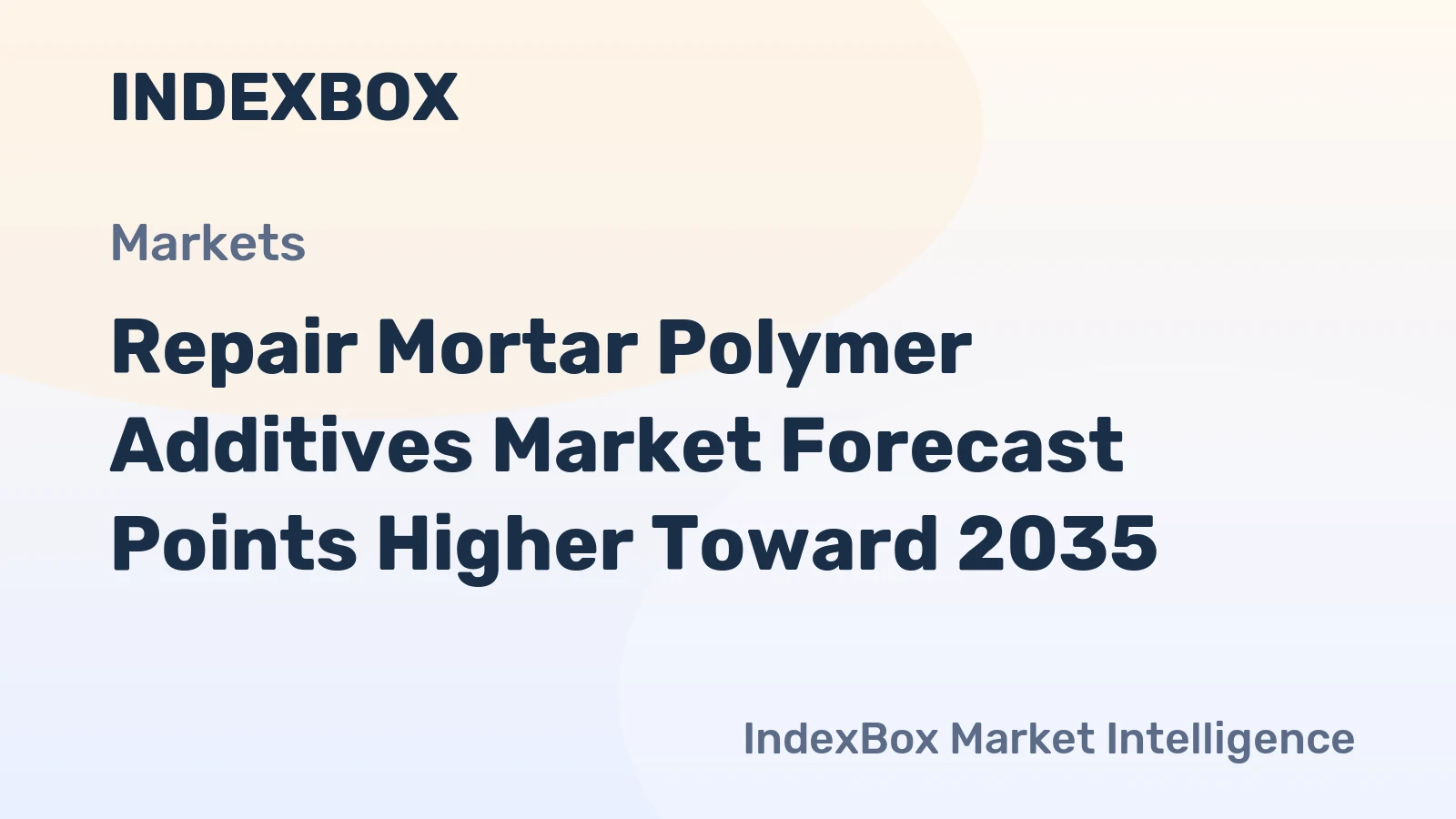 Repair Mortar Polymer Additives Market Forecast Points Higher Toward 2035, Driven by Global Infrastructure Renewal