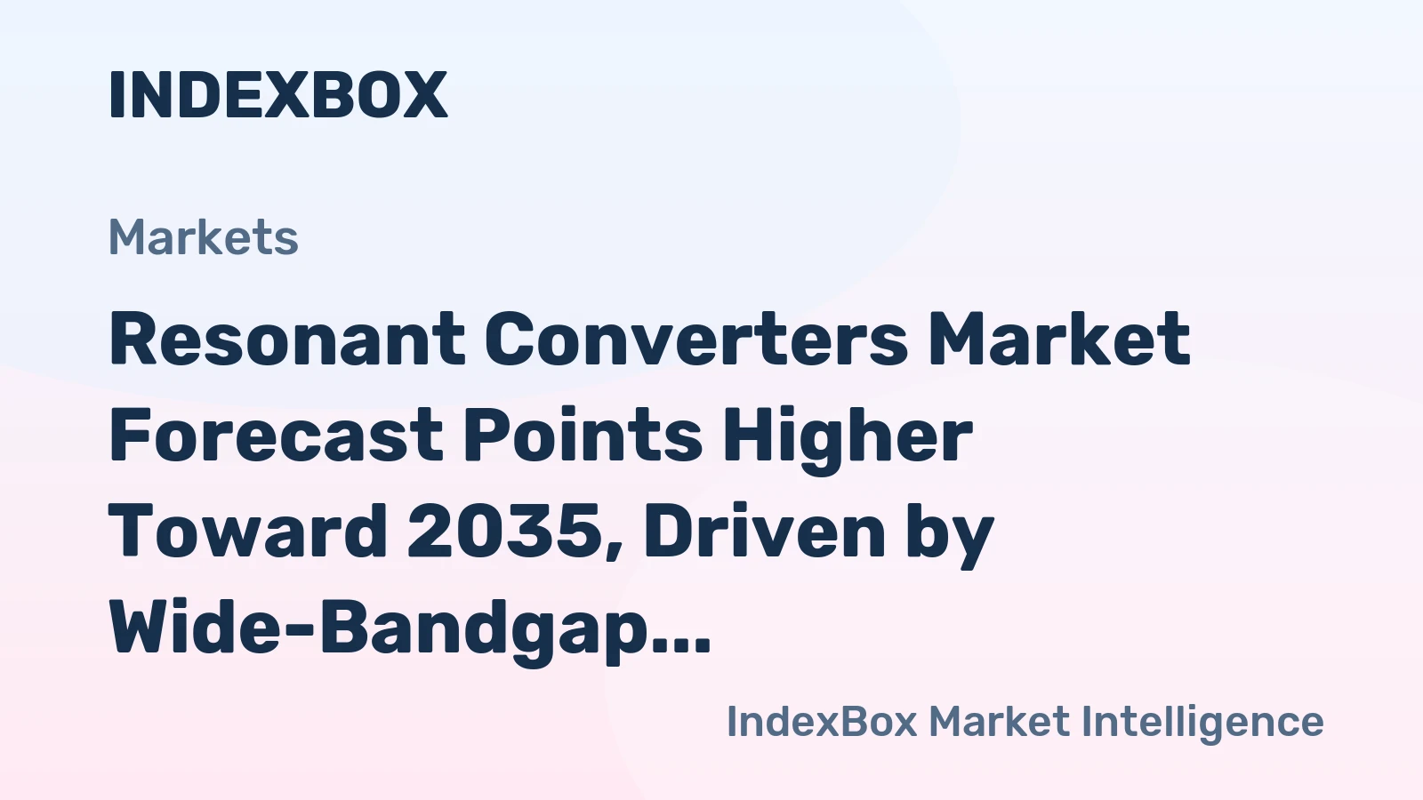 Resonant Converters Market Forecast Points Higher Toward 2035, Driven by Wide-Bandgap Semiconductor Adoption