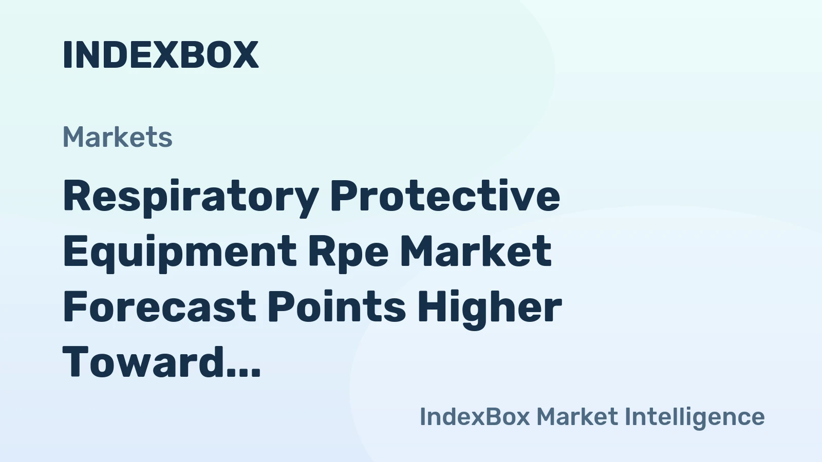 Respiratory Protective Equipment Rpe Market Forecast Points Higher Toward 2035 on Pharmaceutical Cleanroom Expansion