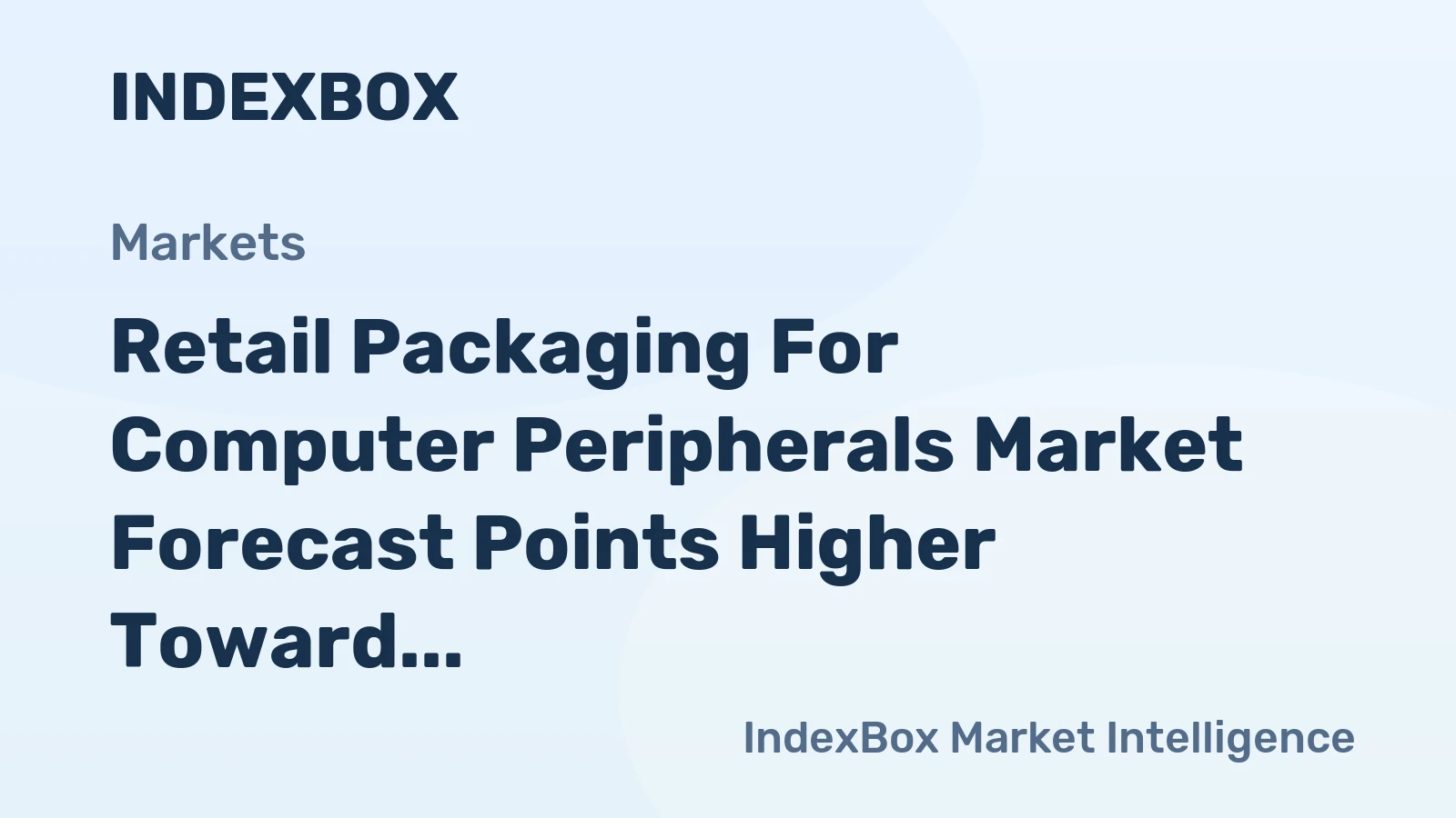 Retail Packaging for Computer Peripherals Market Forecast Points Higher Toward 2035, Driven by E-Commerce and Premiumization