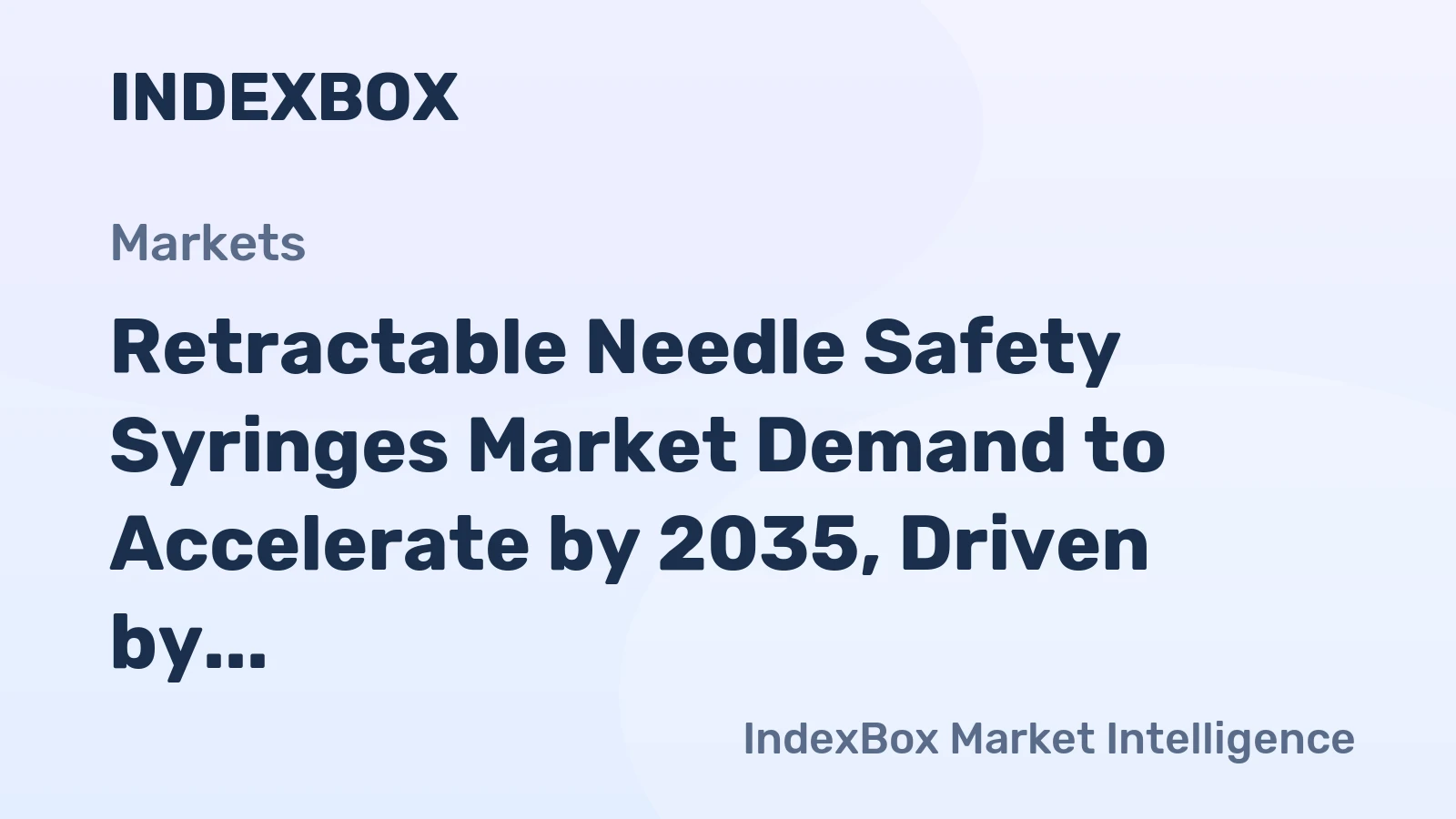 Retractable Needle Safety Syringes Market Demand to Accelerate by 2035, Driven by Global Safety Mandates