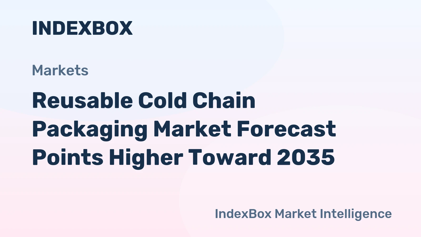 Reusable Cold Chain Packaging Market Forecast Points Higher Toward 2035, Driven by Biopharma Expansion and Sustainability Mandates