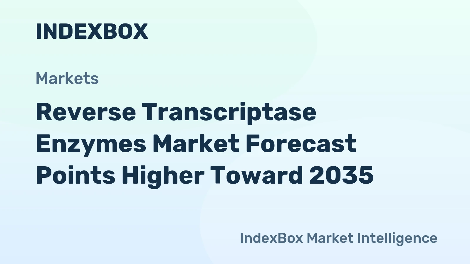 Reverse Transcriptase Enzymes Market Forecast Points Higher Toward 2035, Driven by Cell and Gene Therapy Expansion