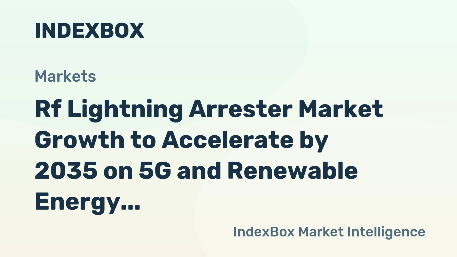 Rf Lightning Arrester Market Growth to Accelerate by 2035 on 5G and Renewable Energy Expansion