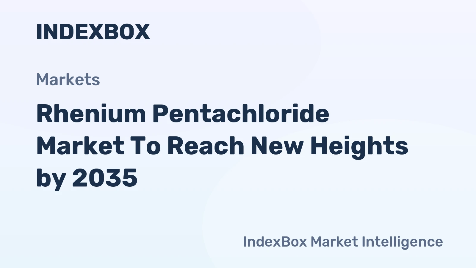Rhenium Pentachloride Market to Reach New Heights by 2035, Driven by Semiconductor Miniaturization and Advanced CVD Precursor Demand