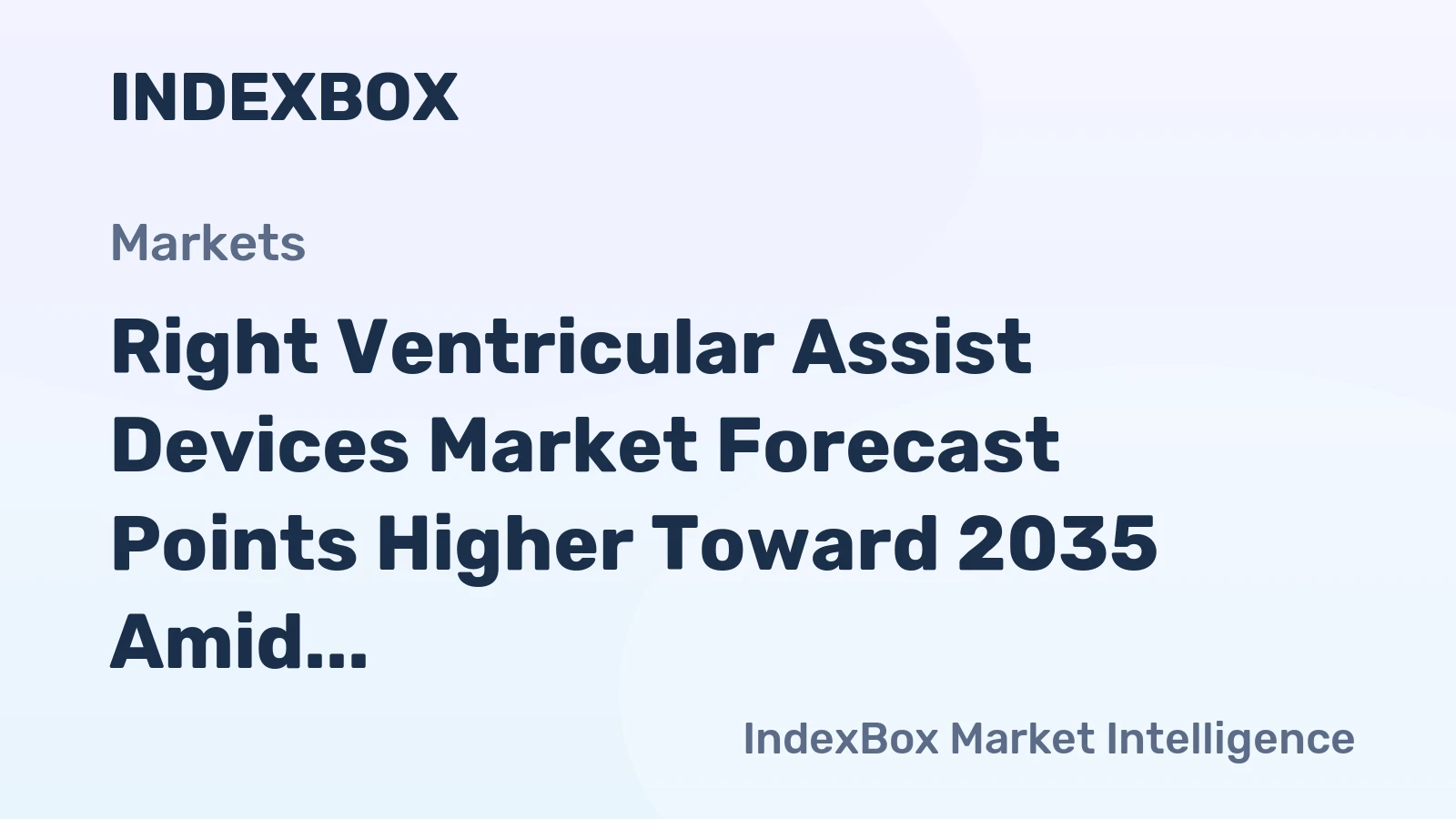 Right Ventricular Assist Devices Market Forecast Points Higher Toward 2035 Amid Rising Biventricular Failure Cases