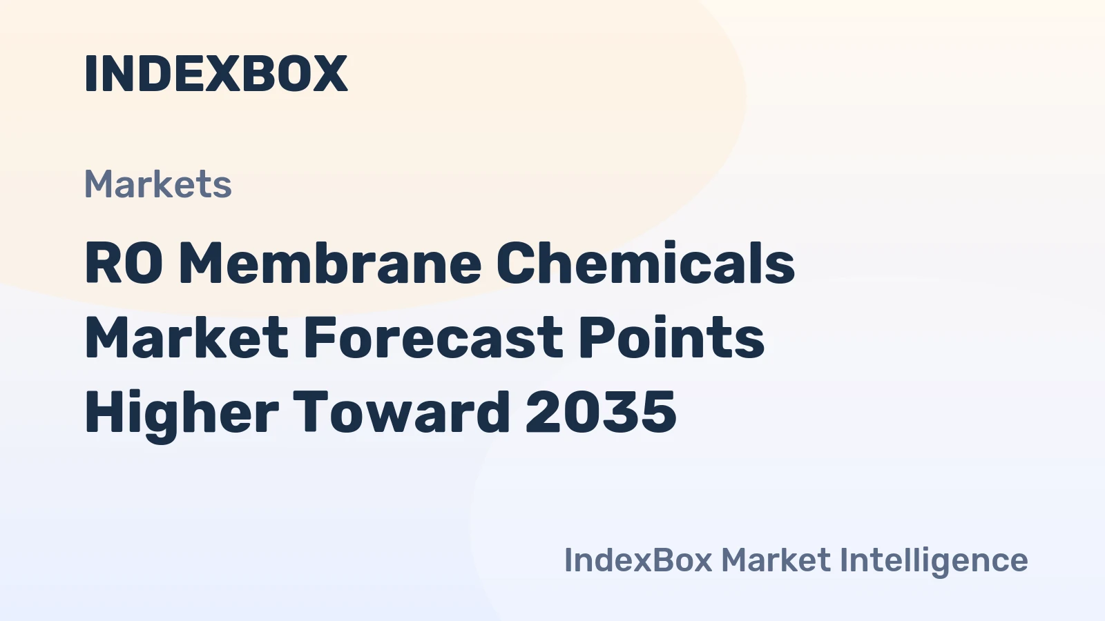 RO Membrane Chemicals Market Forecast Points Higher Toward 2035, Driven by Expanding Desalination Capacity and Industrial Water Reuse Mandates