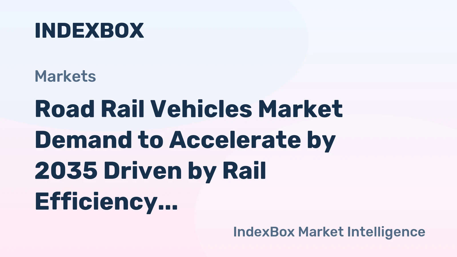 Road Rail Vehicles Market Demand to Accelerate by 2035 Driven by Rail Efficiency and Infrastructure Modernization
