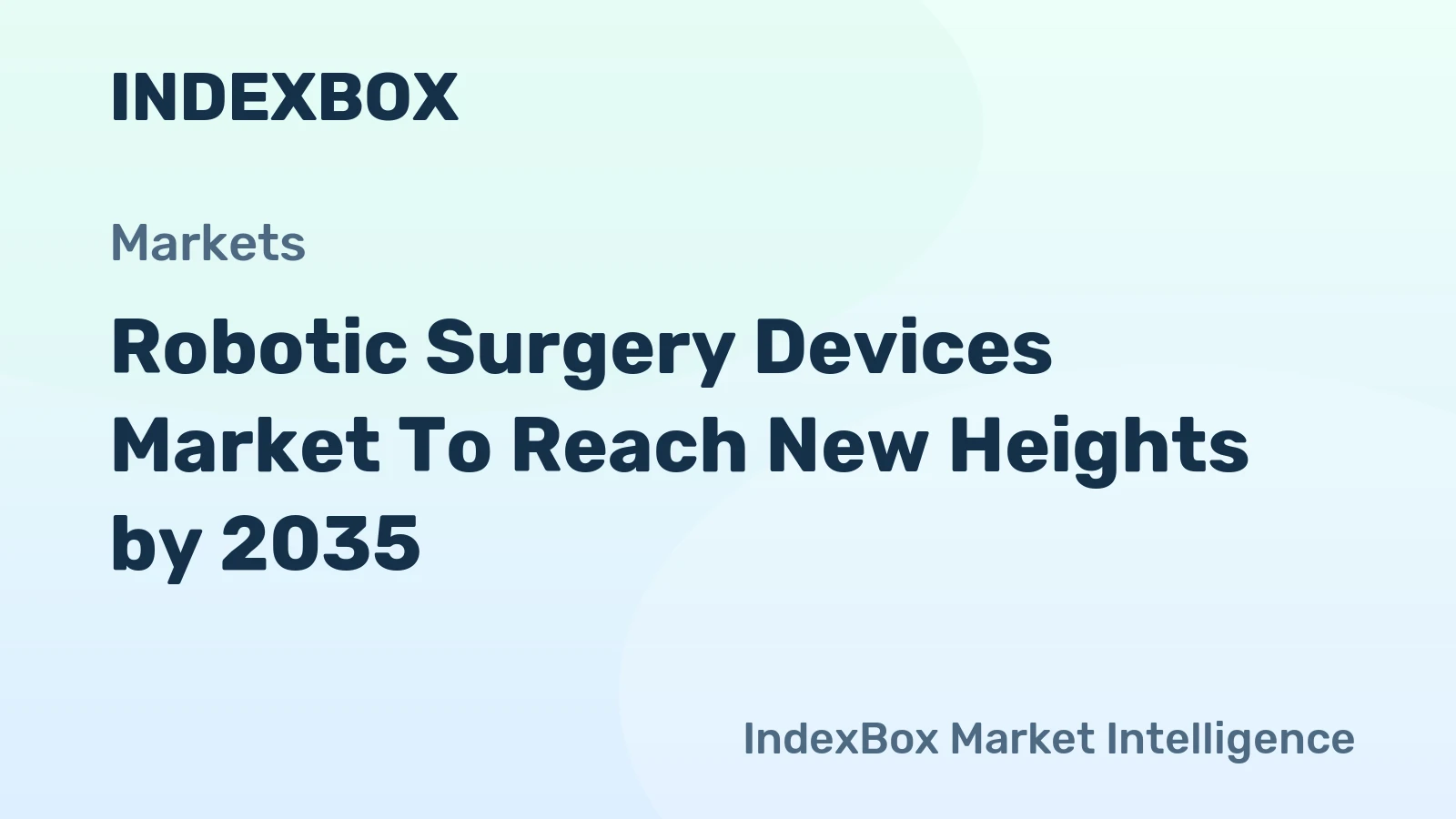 Robotic Surgery Devices Market to Reach New Heights by 2035, Driven by Expanding Clinical Applications and Multi-Vendor Competition