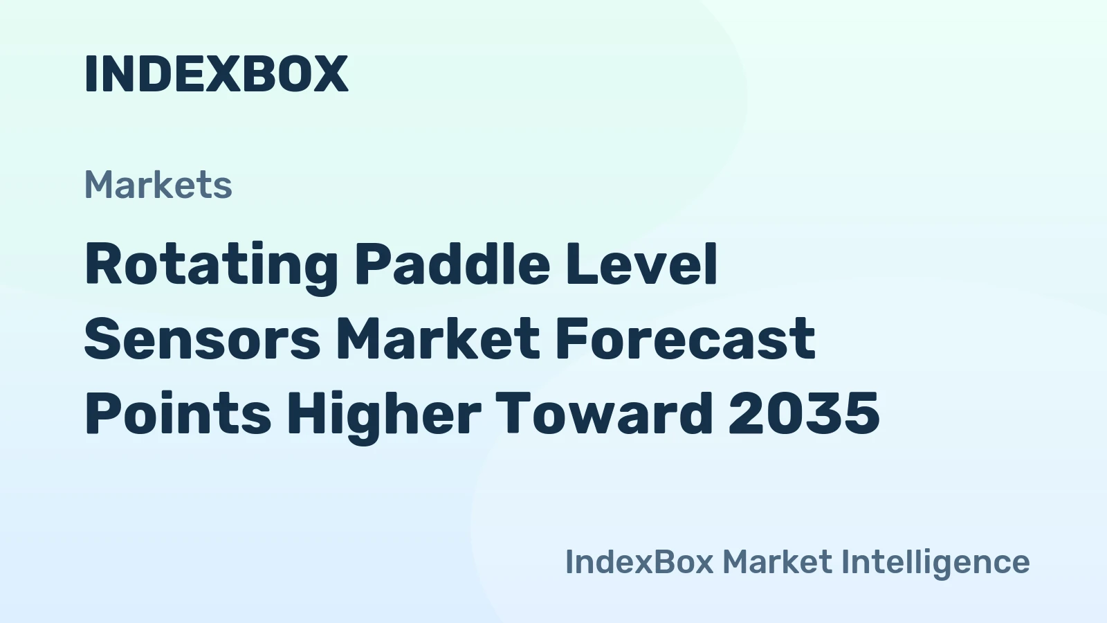 Rotating Paddle Level Sensors Market Forecast Points Higher Toward 2035, Driven by Expanding Bulk Solids Handling in Food and Chemicals