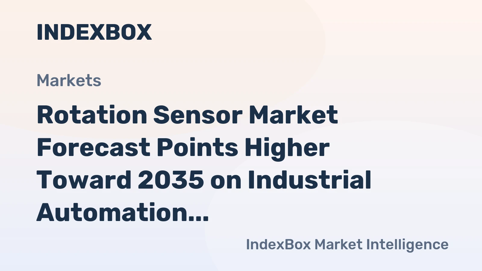 Rotation Sensor Market Forecast Points Higher Toward 2035 on Industrial Automation and Electrification Demand