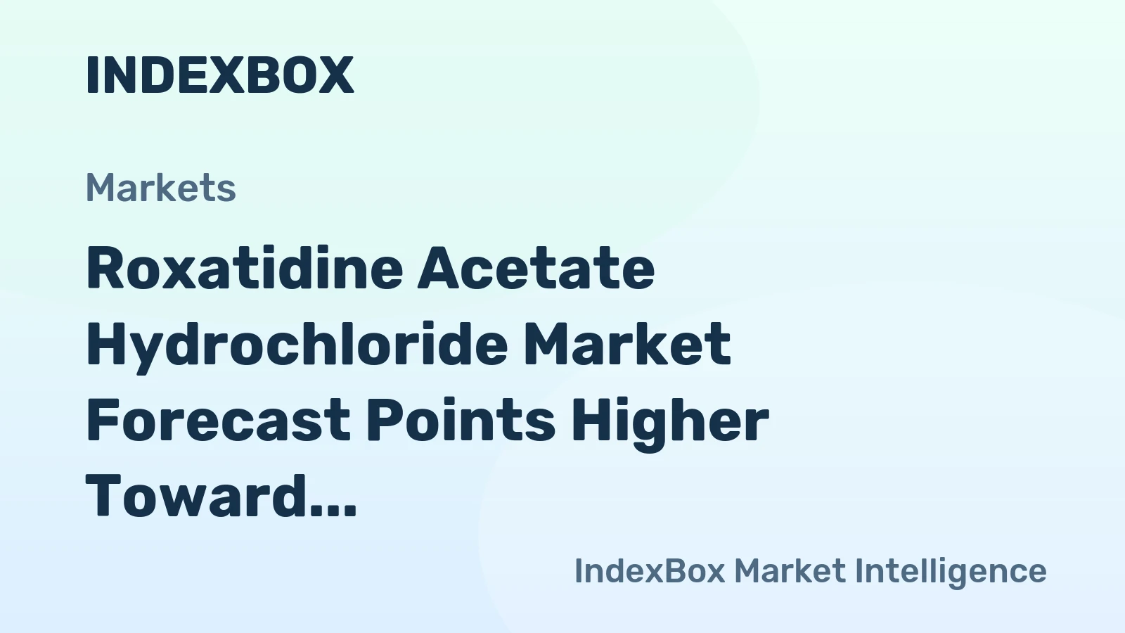 Roxatidine Acetate Hydrochloride Market Forecast Points Higher Toward 2035 Amid Generics Expansion and Vertical Integration